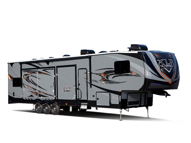 XLR Thunderbolt Toy Hauler (Fifth Wheel) by Forest River - Build & Price