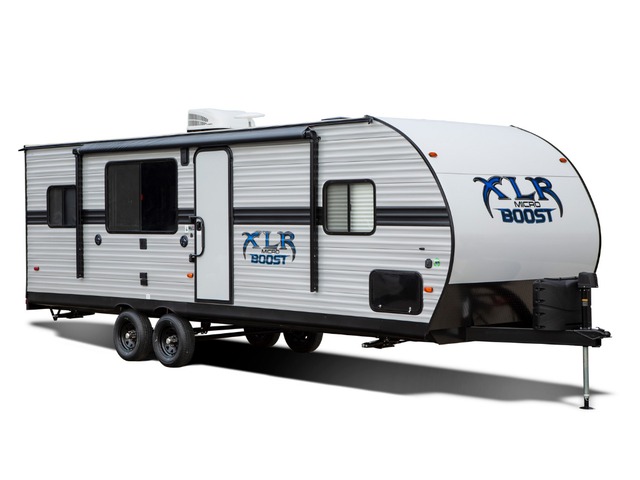XLR Micro Boost Toy Hauler (Travel Trailer) by Forest River - Build & Price