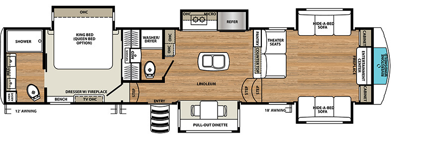 Riverstone 39RBFL Fifth Wheels by Forest River - Build & Price