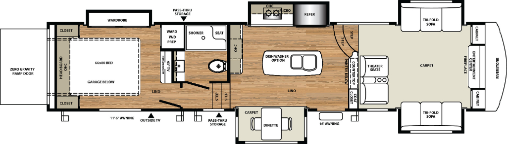 Riverstone 37FLTH Fifth Wheels by Forest River - Build & Price