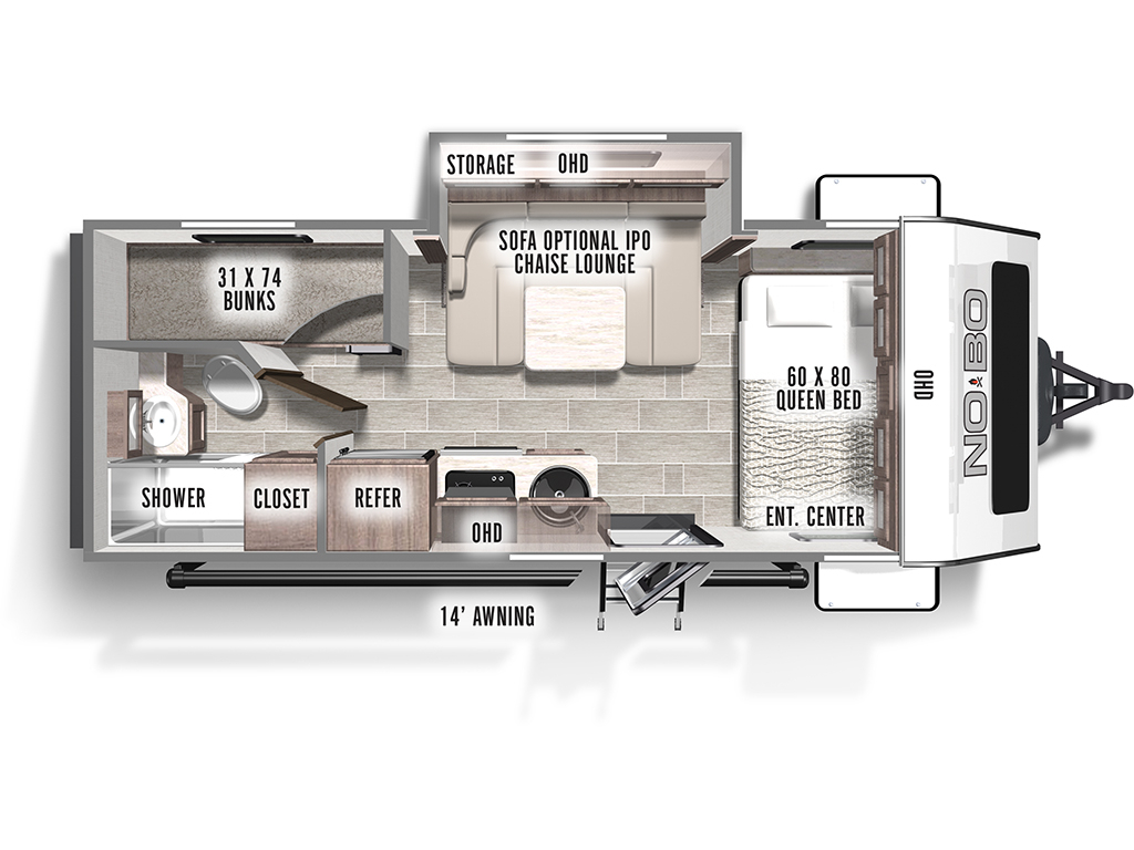 No Boundaries (NOBO) NB19.8 Travel Trailers by Forest River - Build & Price