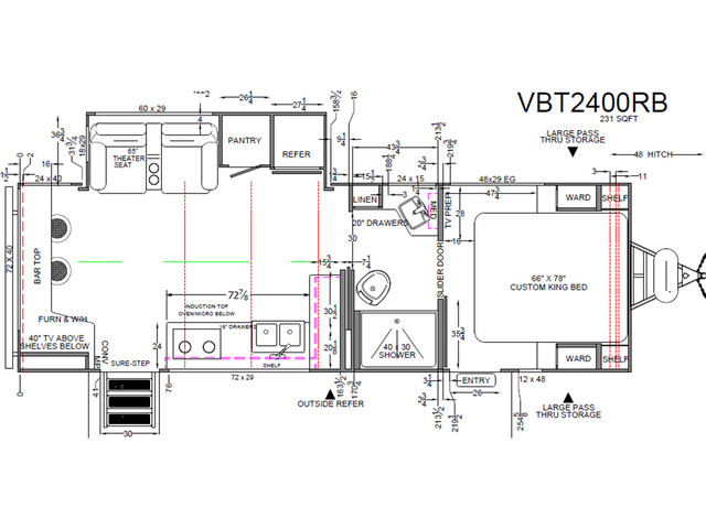 Vibe 2400RB Travel Trailers by Forest River - Build & Price