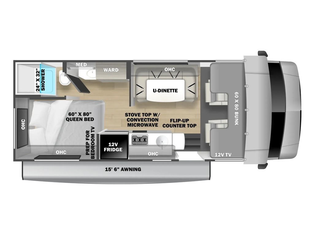 Sunseeker 4X4 23504X4 Class C Motorhome by Forest River - Build & Price